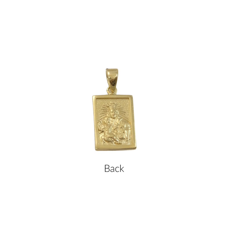 Medium Scapular Medal Pendant – BOS Jewelers Inc
